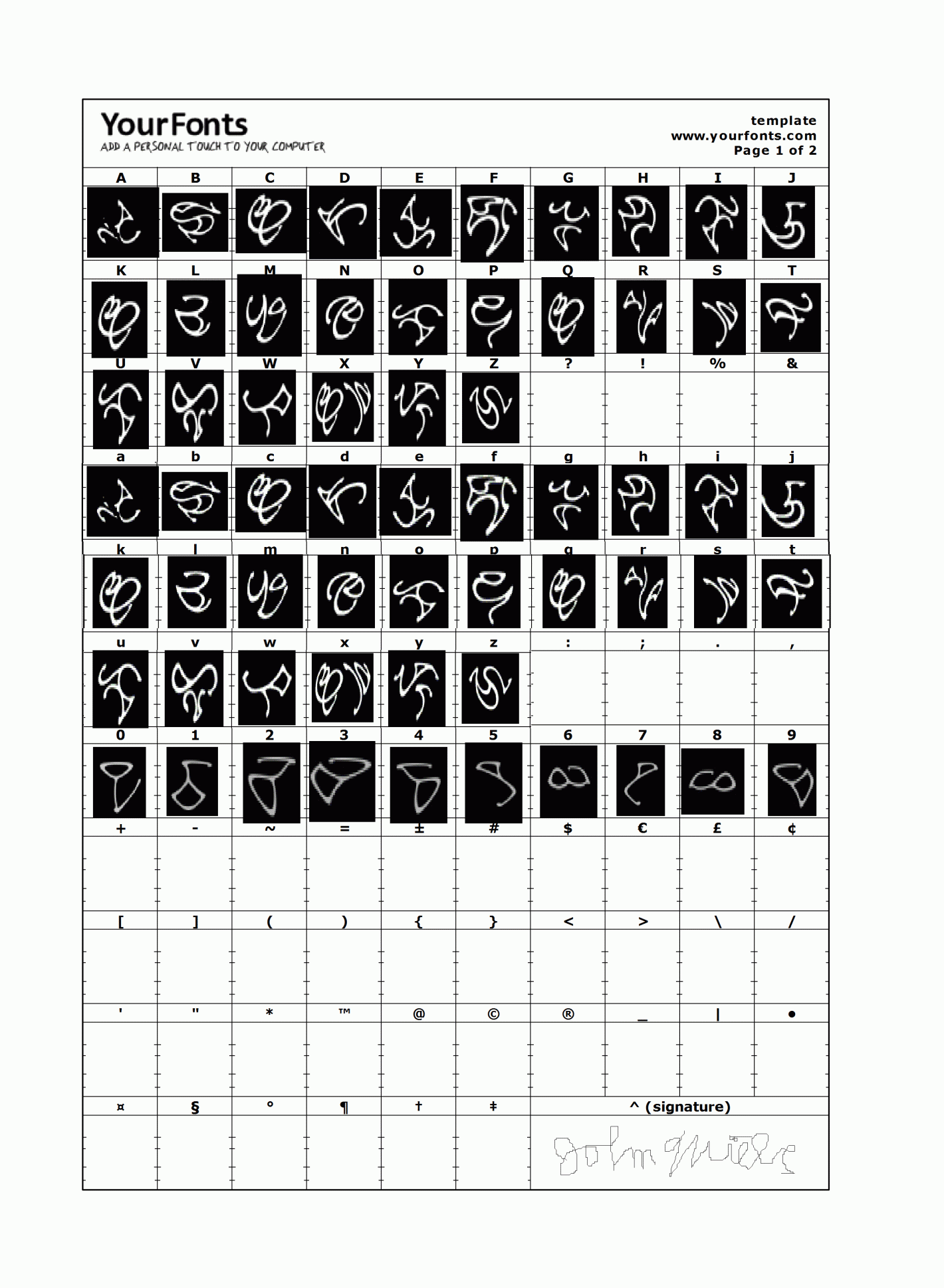 Kryptonian Alphabet Man Of Steel